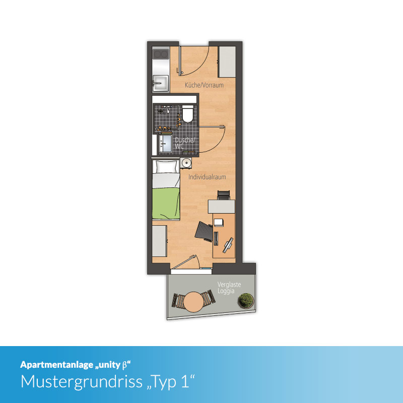 Studentenwohnheim „unity β“ - Wohnen in Bayern